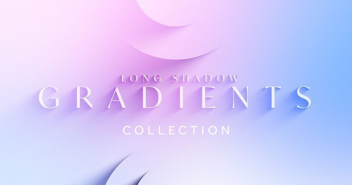 Long Shadow Gradients Collection