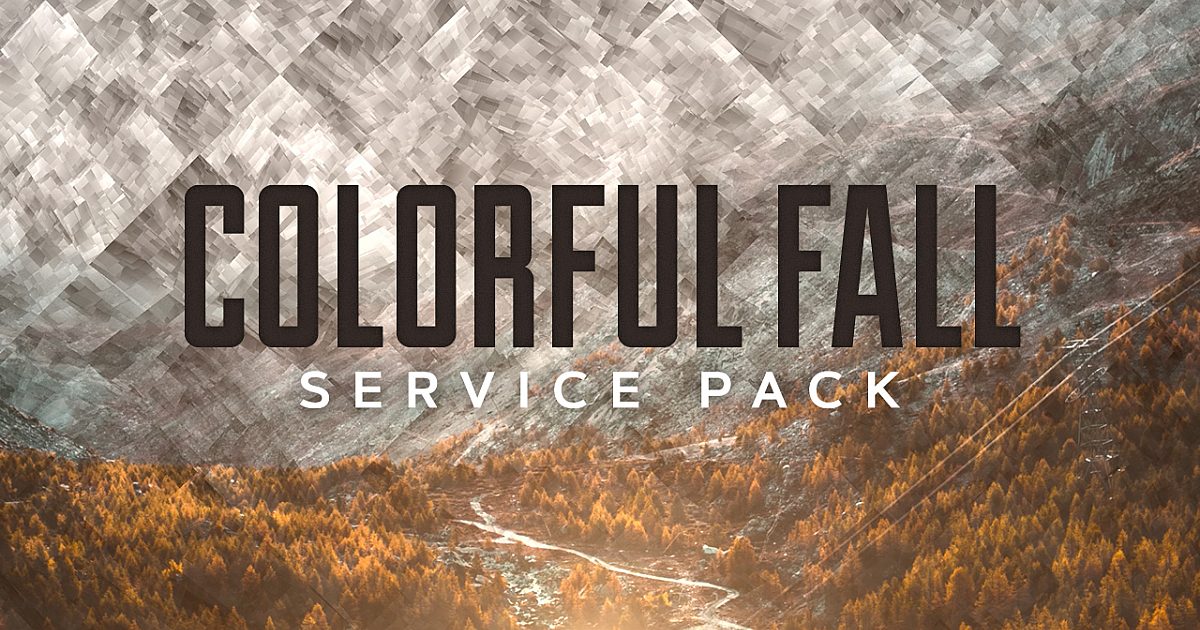 Colorful Fall Service Pack