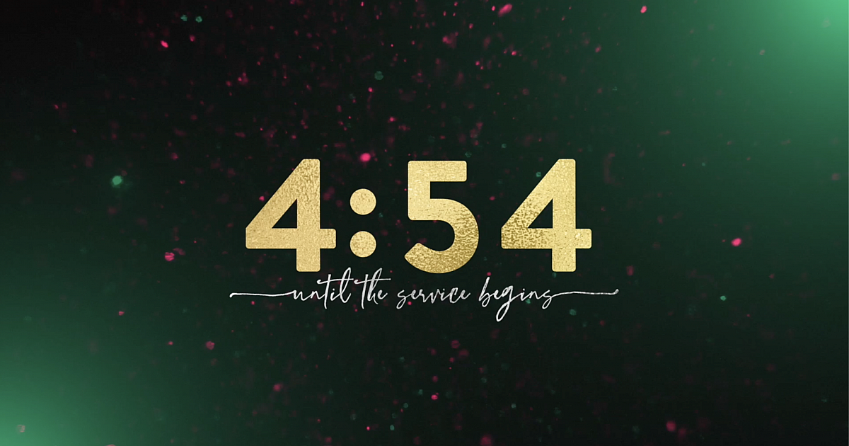 Christmas Glitter Countdown