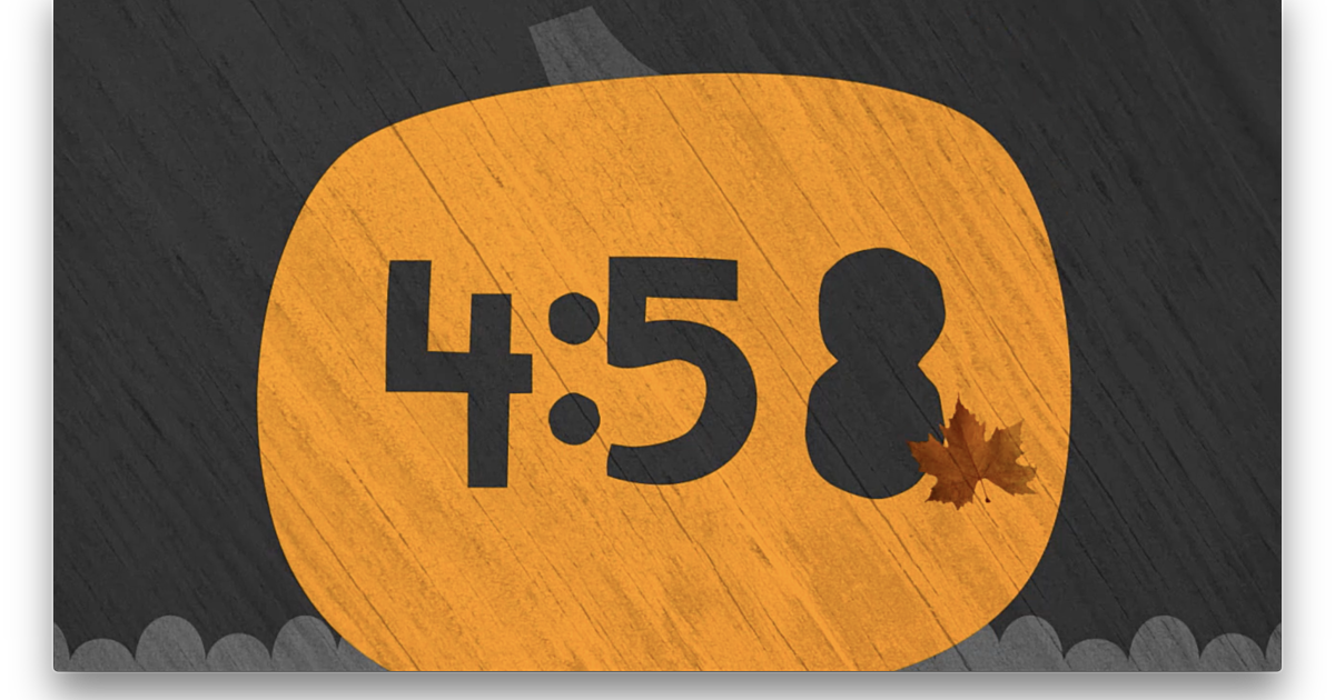 Cute Fall Countdown
