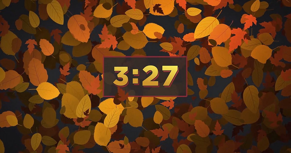 Fall Leaves Countdown