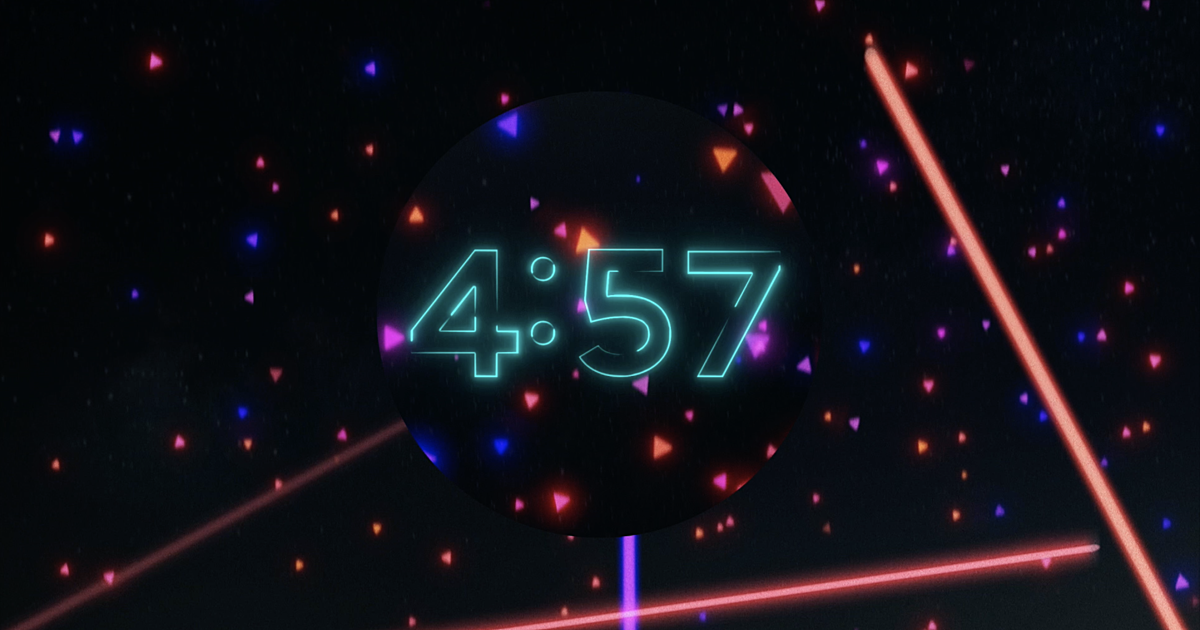 Neon Glow Countdown