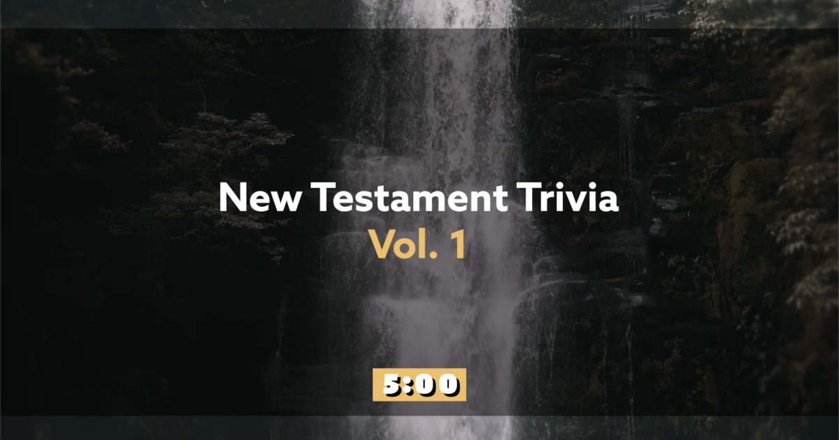 Waterfalls Trivia Countdown