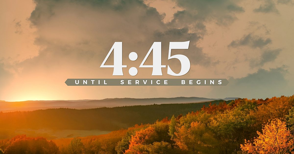 Wilderness Fall Countdown