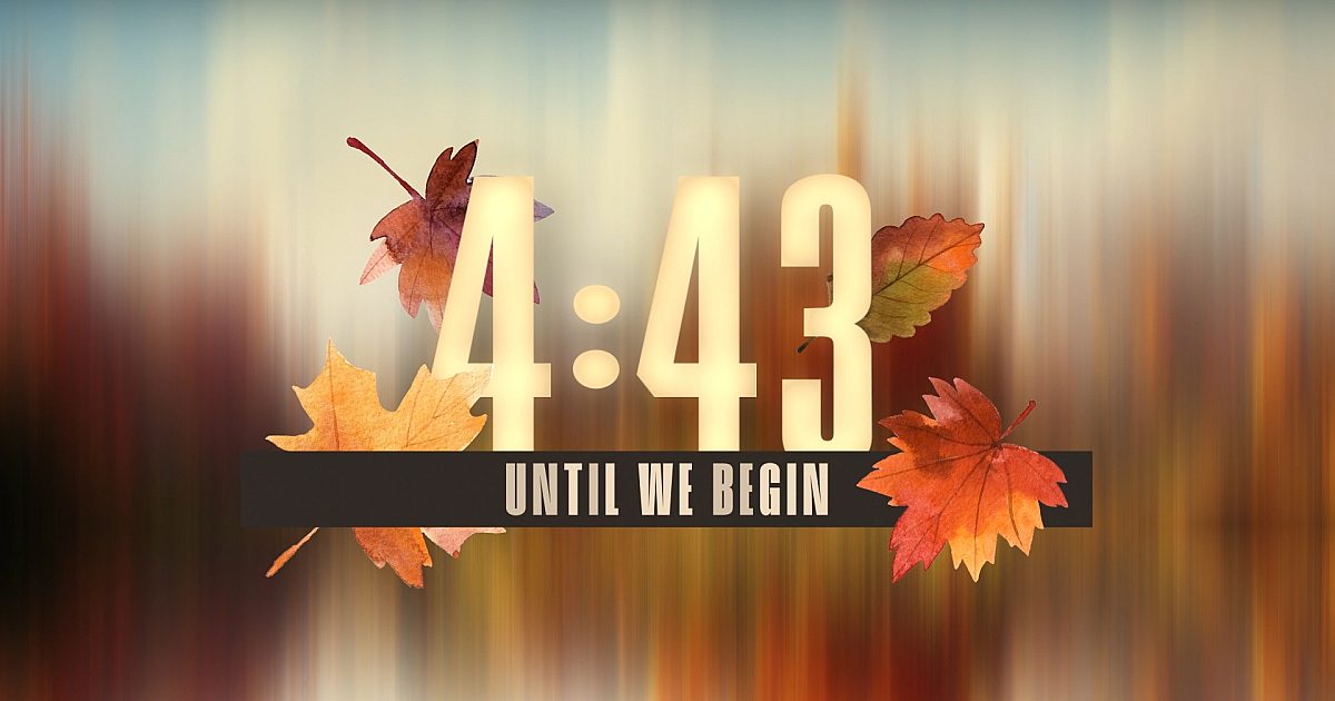 Autumnscape Countdown