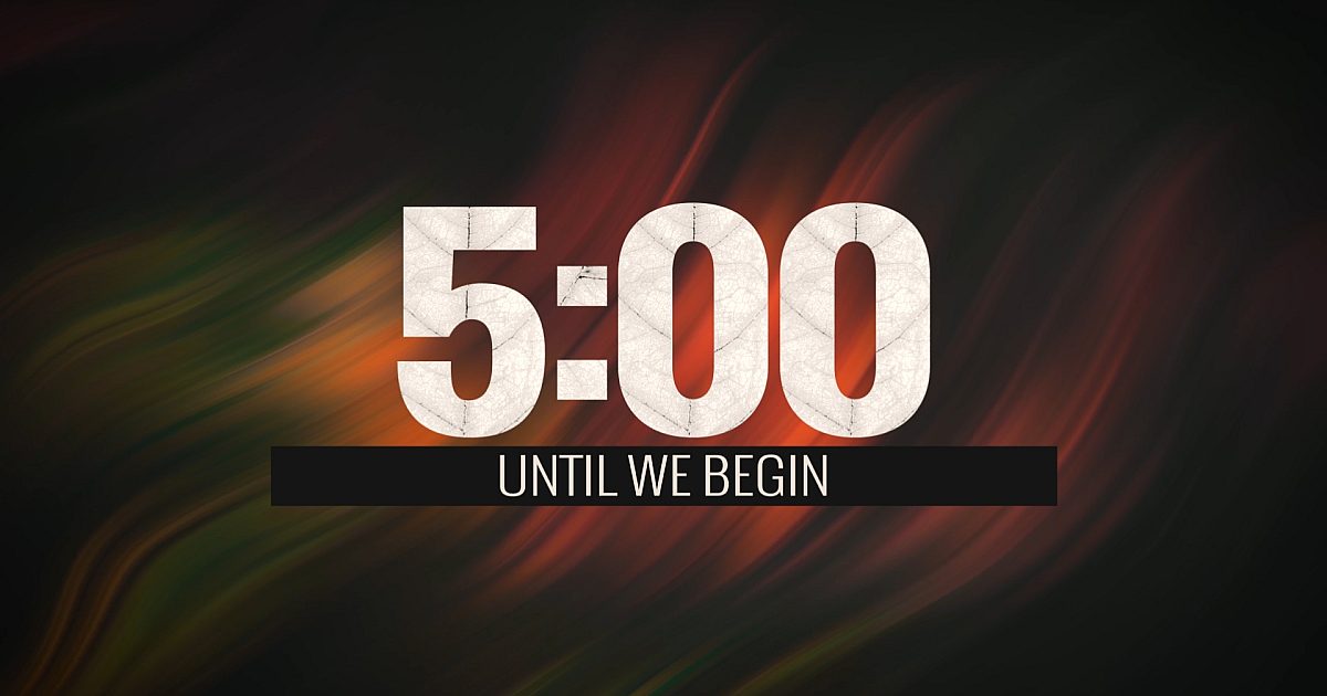 Flowing Fall Countdown