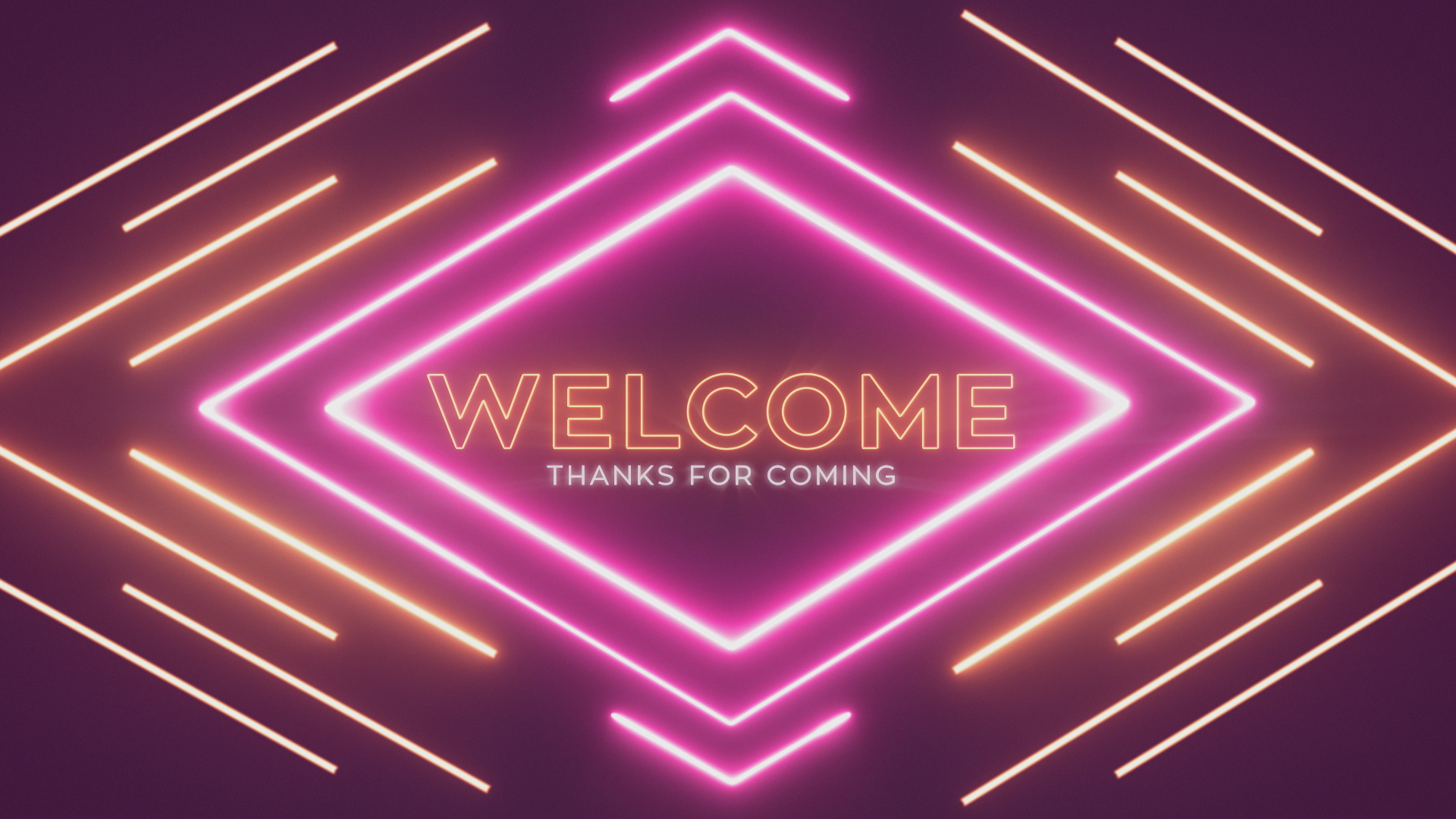 Light Wall Welcome | Motion Video Background