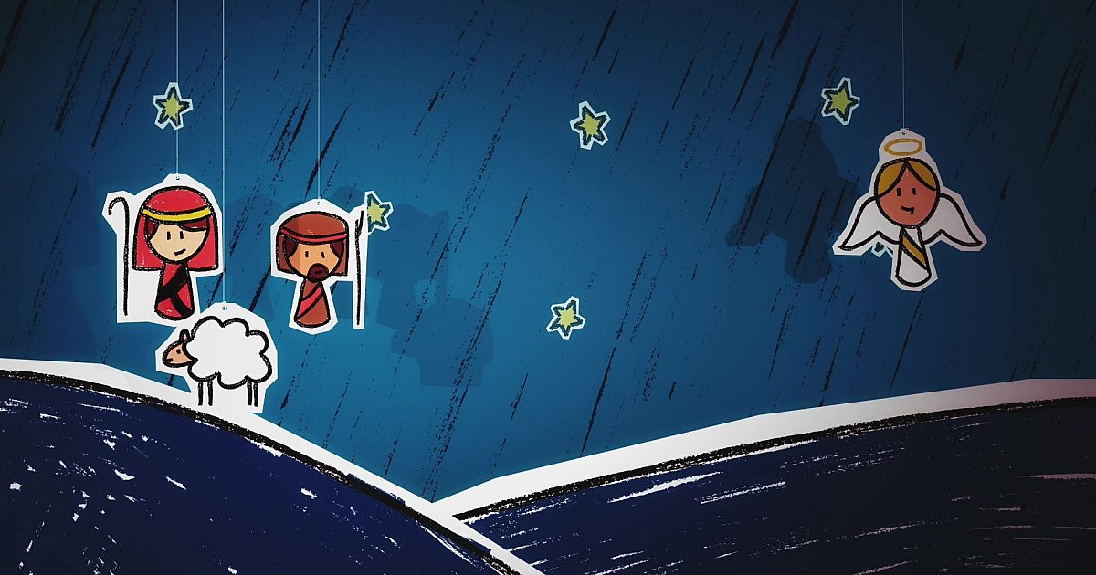 Christmas Pageant Shepherds | Motion Video Background