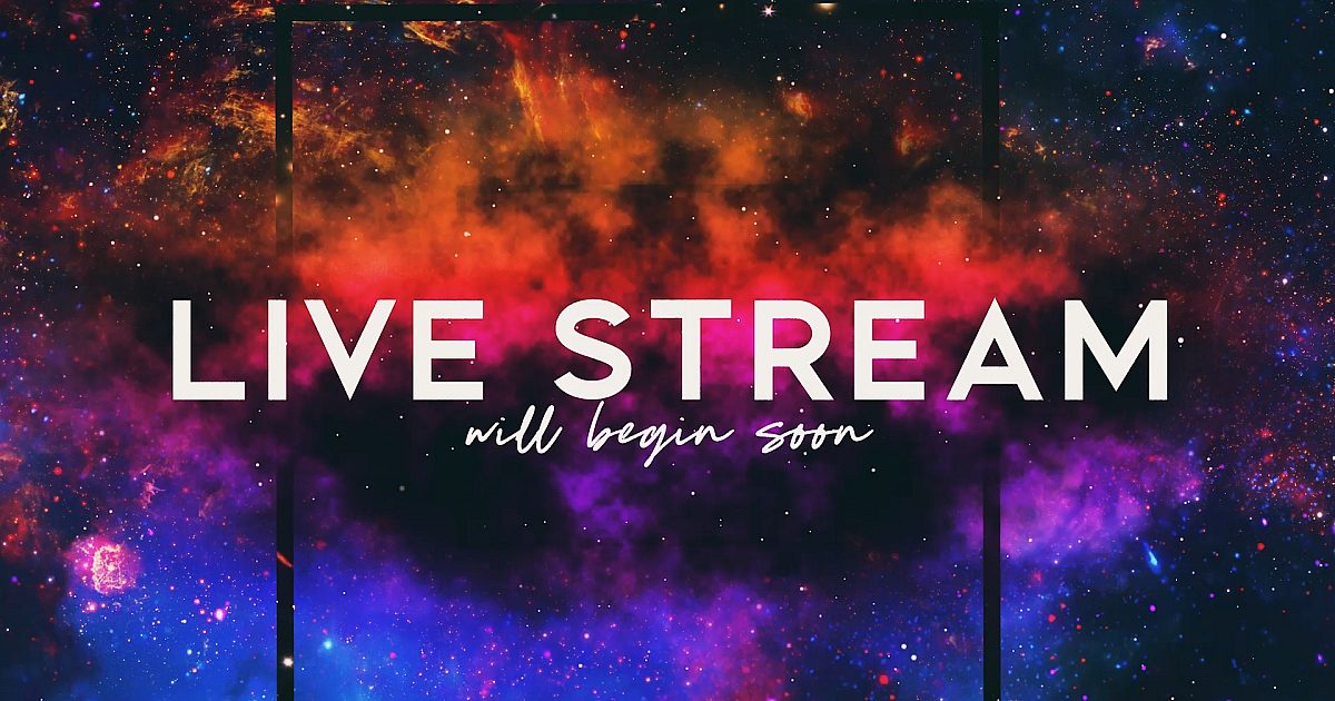 Colorful Space Live Stream | Motion Video Background