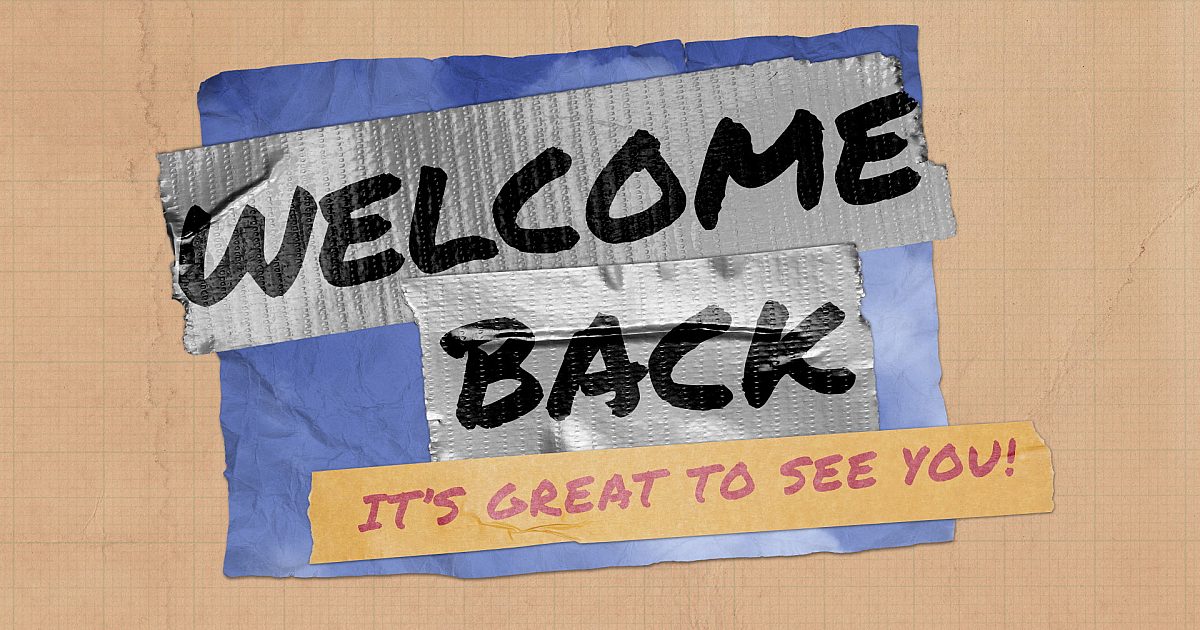 DIY Clouds Welcome Back | Motion Video Background