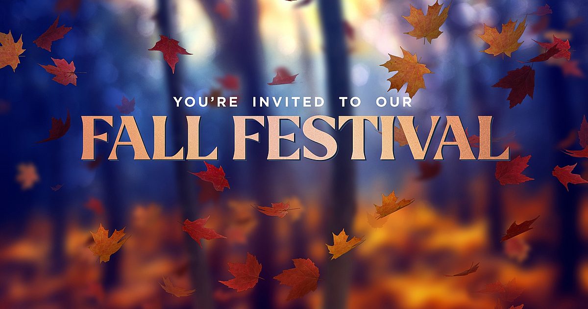 Fall Woods Fall Festival | Motion Video Background