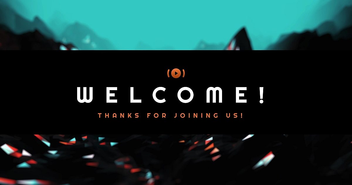 Glow Field Welcome Stream | Motion Video Background