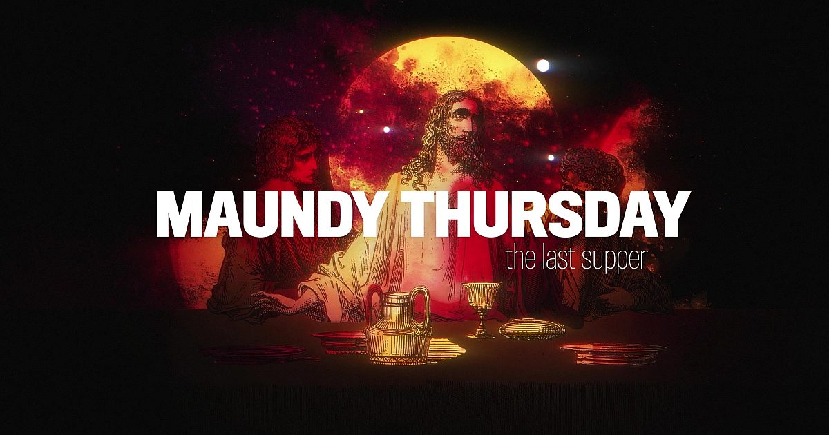 Holy Week Art Maundy Thursday | Motion Video Background