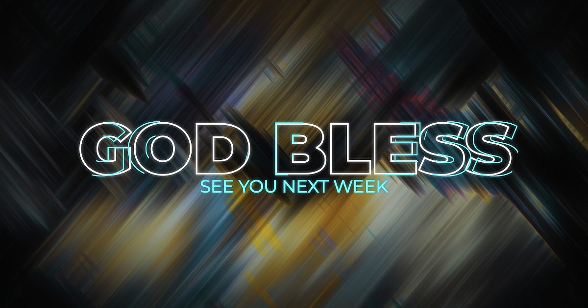 Iconic God Bless Graphic | Still Background