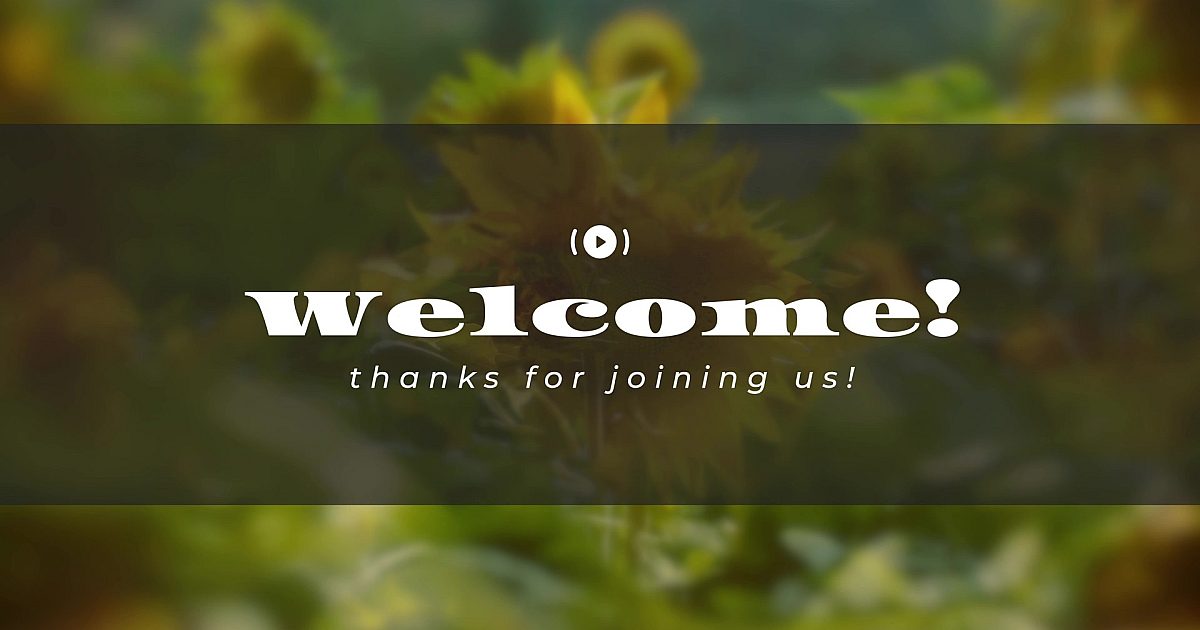 Muted Spring Welcome Stream | Motion Video Background