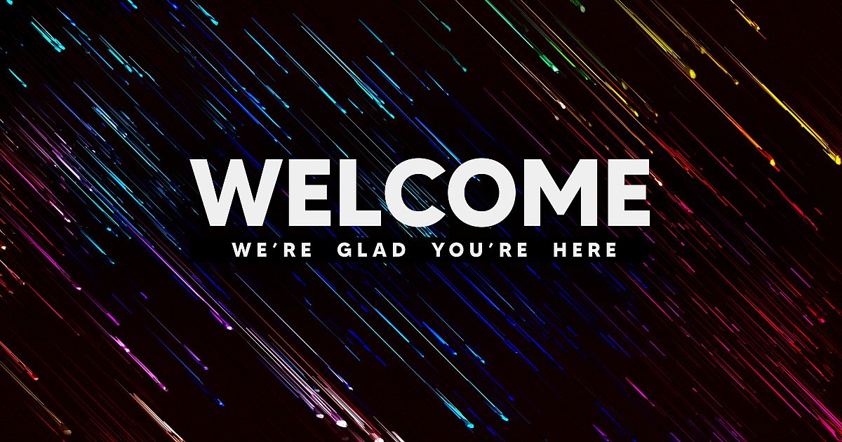 Pixelate Welcome | Motion Video Background