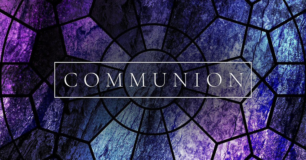 Simple Stained Glass Communion | Motion Video Background