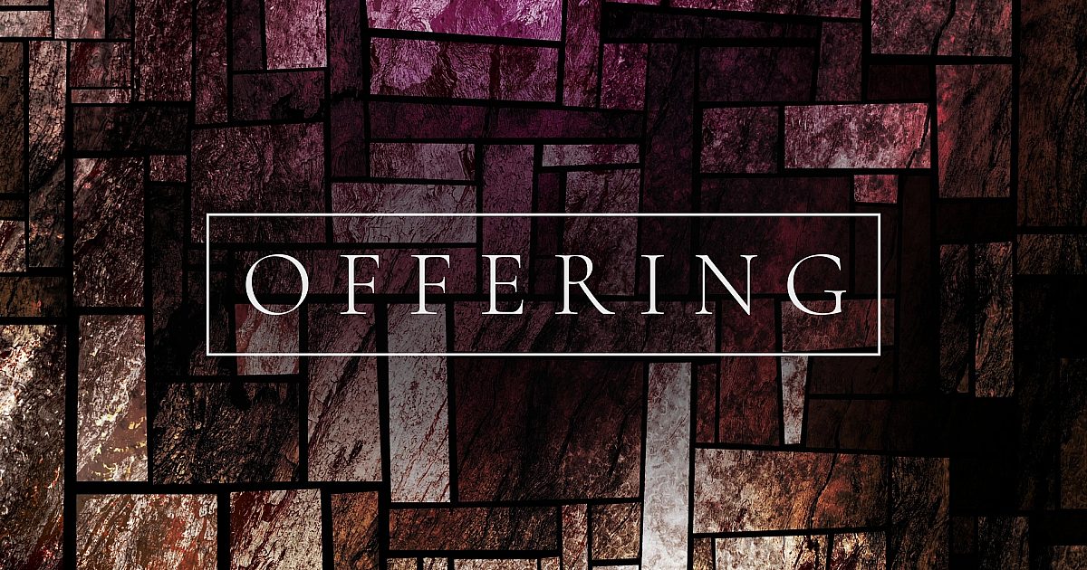 Simple Stained Glass Offering | Motion Video Background