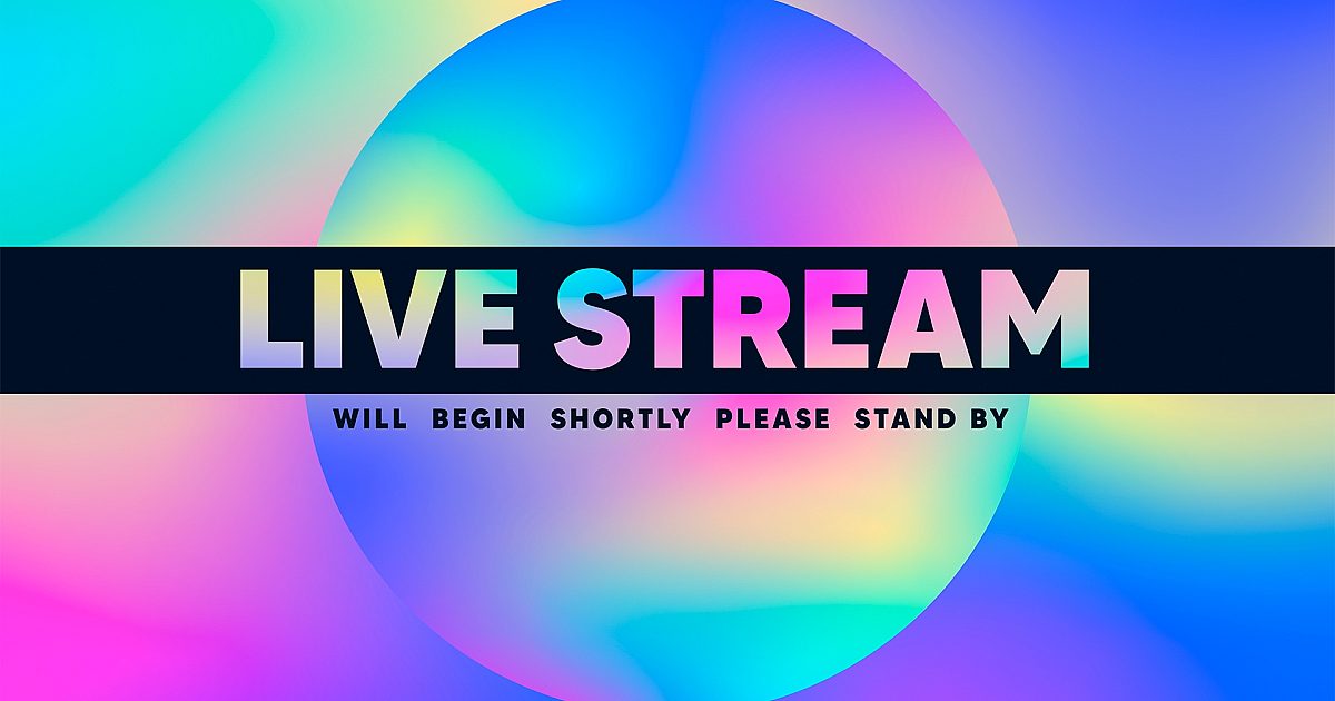 Spring Gradient Live Stream | Motion Video Background
