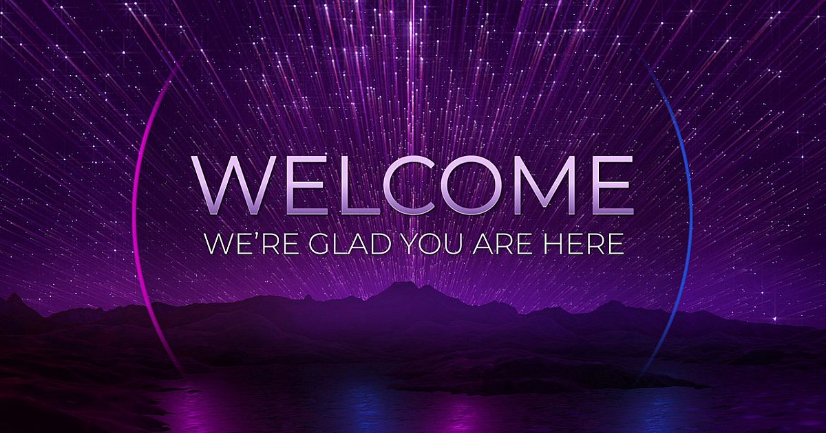 Starscape Welcome Loop | Motion Video Background