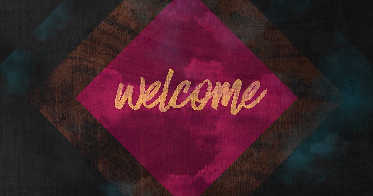 Woodgrain Clouds Welcome | Motion Video Background