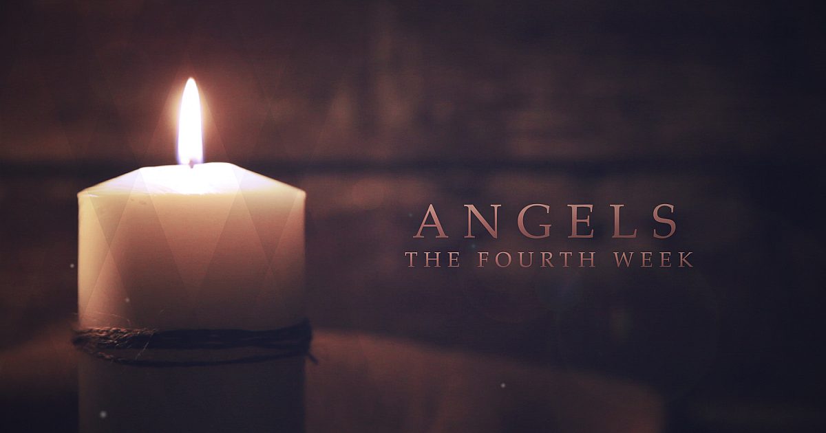 Advent Candles Angels | Motion Video Background