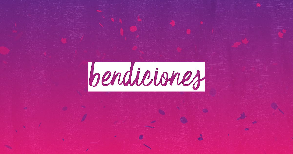 Gradient Leaves Bendiciones | Motion Video Background