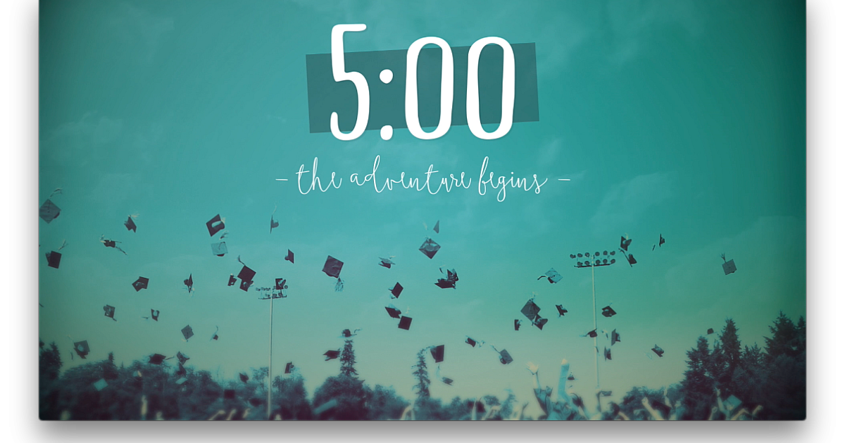 Graduation Adventure Countdown