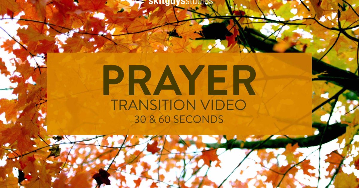 Fall Transition Pack: Prayer