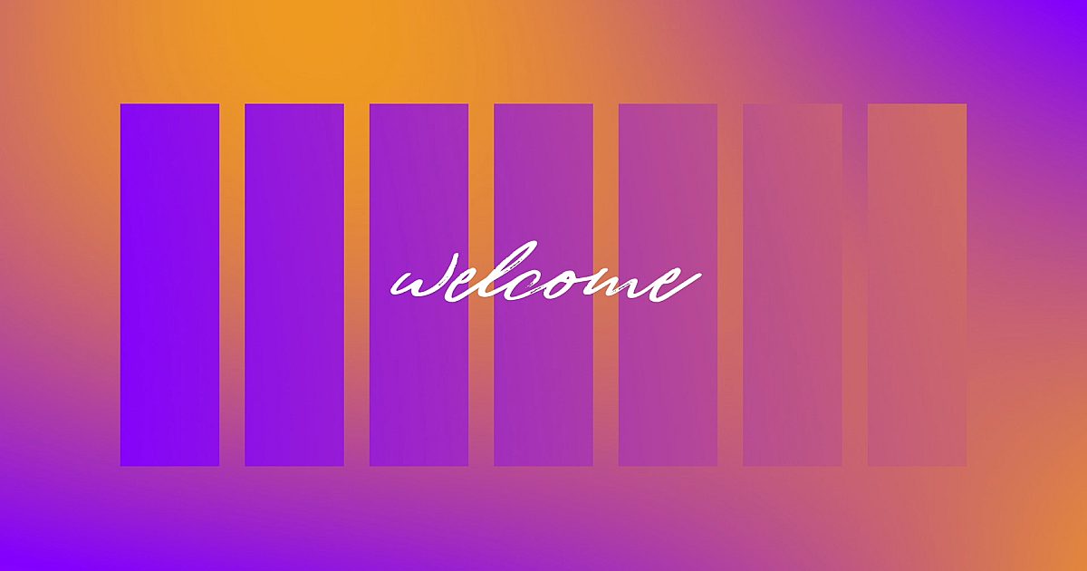 Radiant Gradient Welcome | Motion Video Background